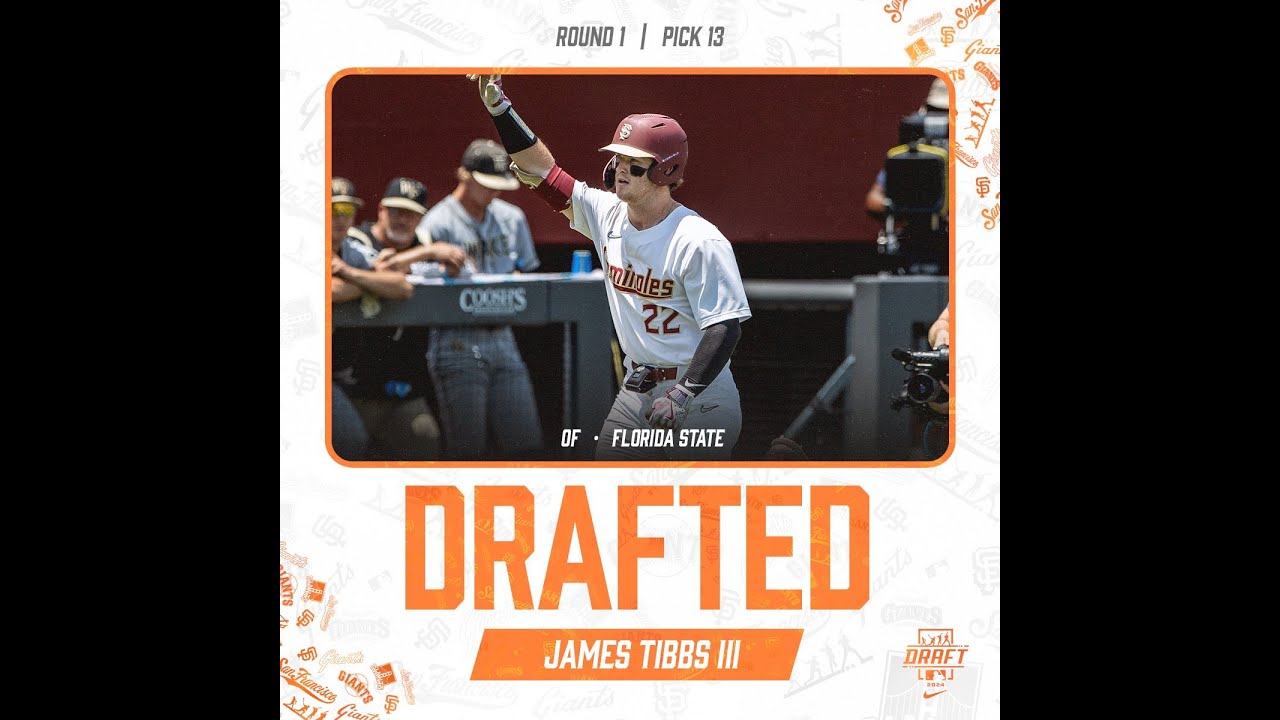 SF GIANTS DRAFT JAMES TIBBS!! SF Giants Fan REACTION - YouTube