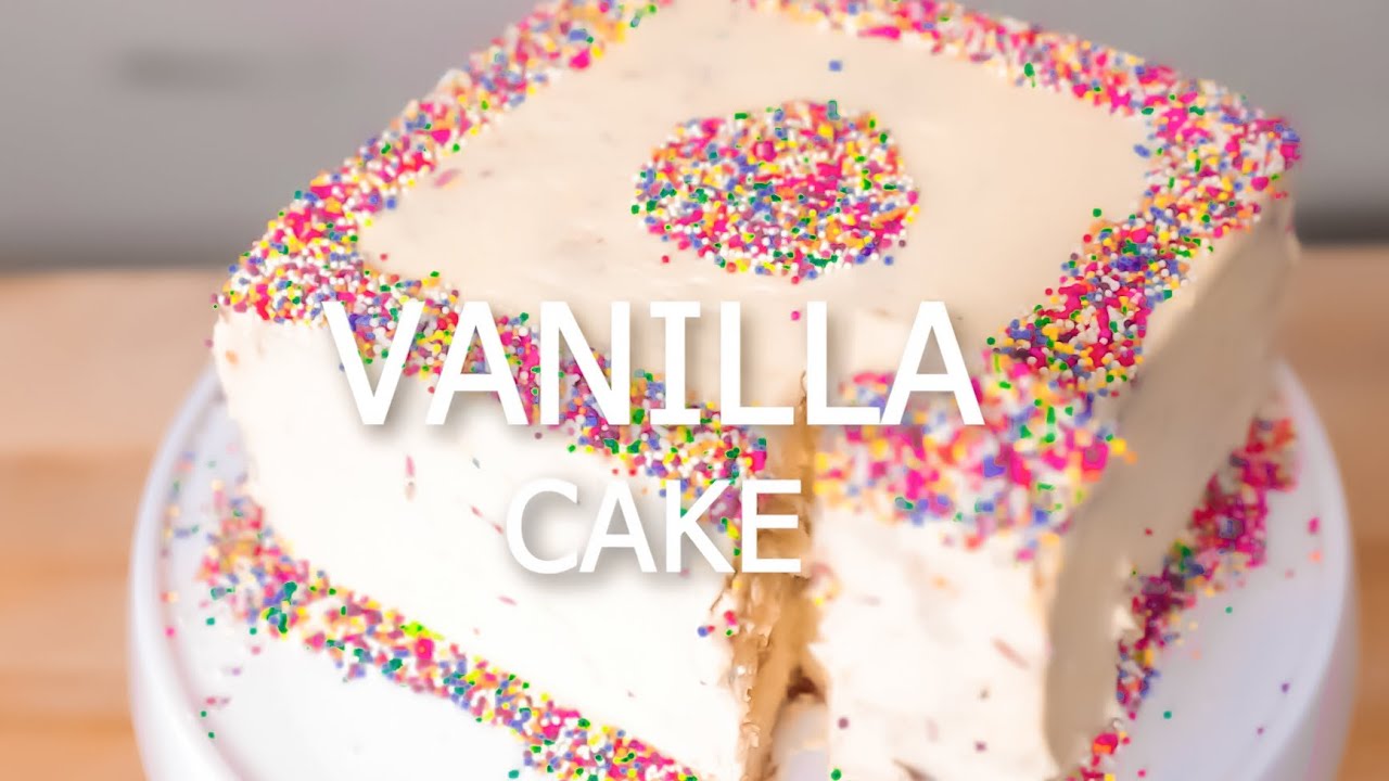 How to Make Birthday Cake | Vanilla Cake Recipe - YouTube