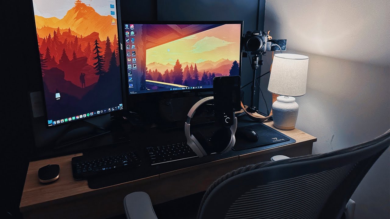 My JANKY But FUNCTIONAL Gaming/Streaming Setup! - YouTube