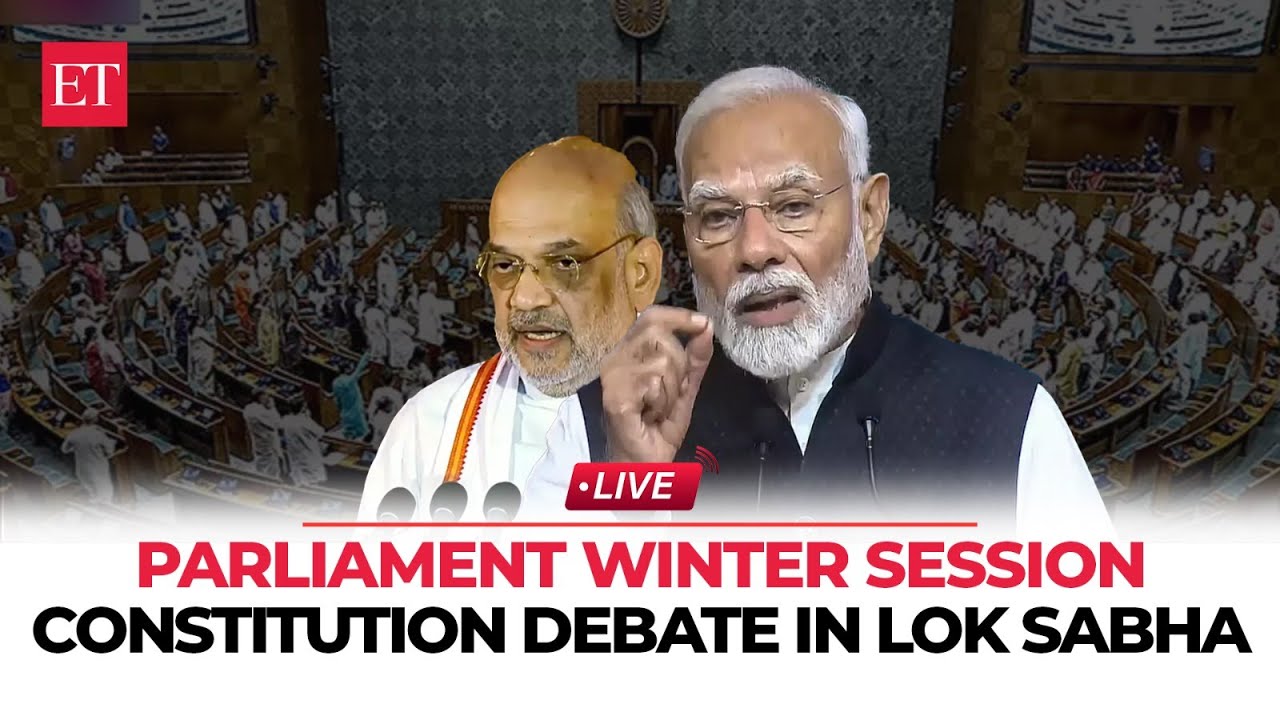 LIVE | PM Modi addresses Lok Sabha on Constitution debate - YouTube