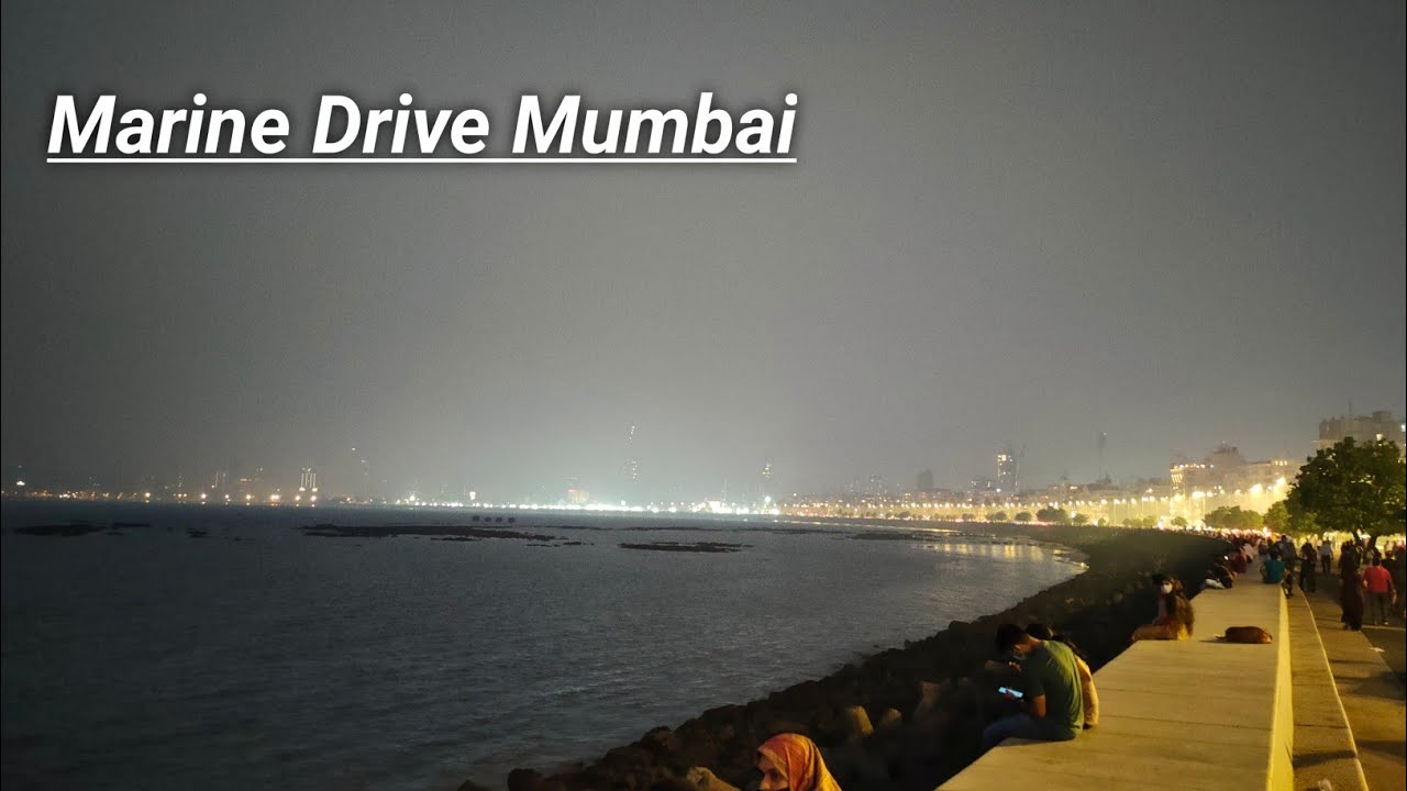 Marine Drive Mumbai Night view, Marine Drive beautiful night scene ...