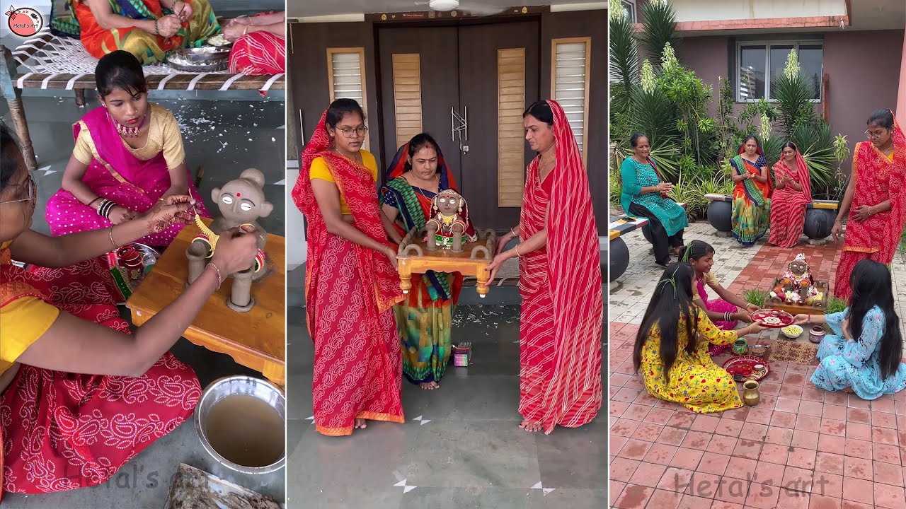 Indian traditional rituals - Hindu Deity - Gorma making #Indian # ...
