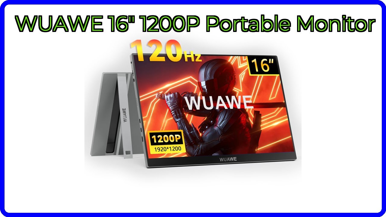 REVIEW (2026): WUAWE 16" 1200P Portable Monitor. ESSENTIAL details ...