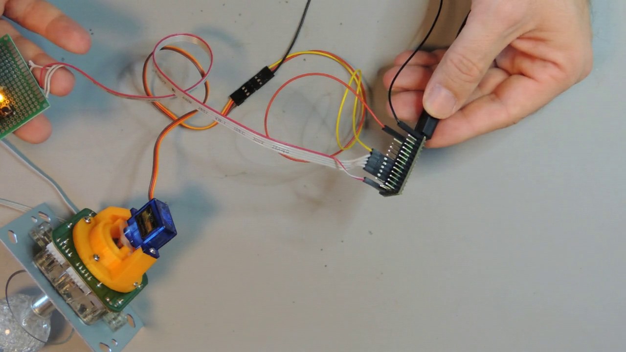 Servo Driven Joystick (4-way/ 8-way restrictor) - Part 2 - YouTube