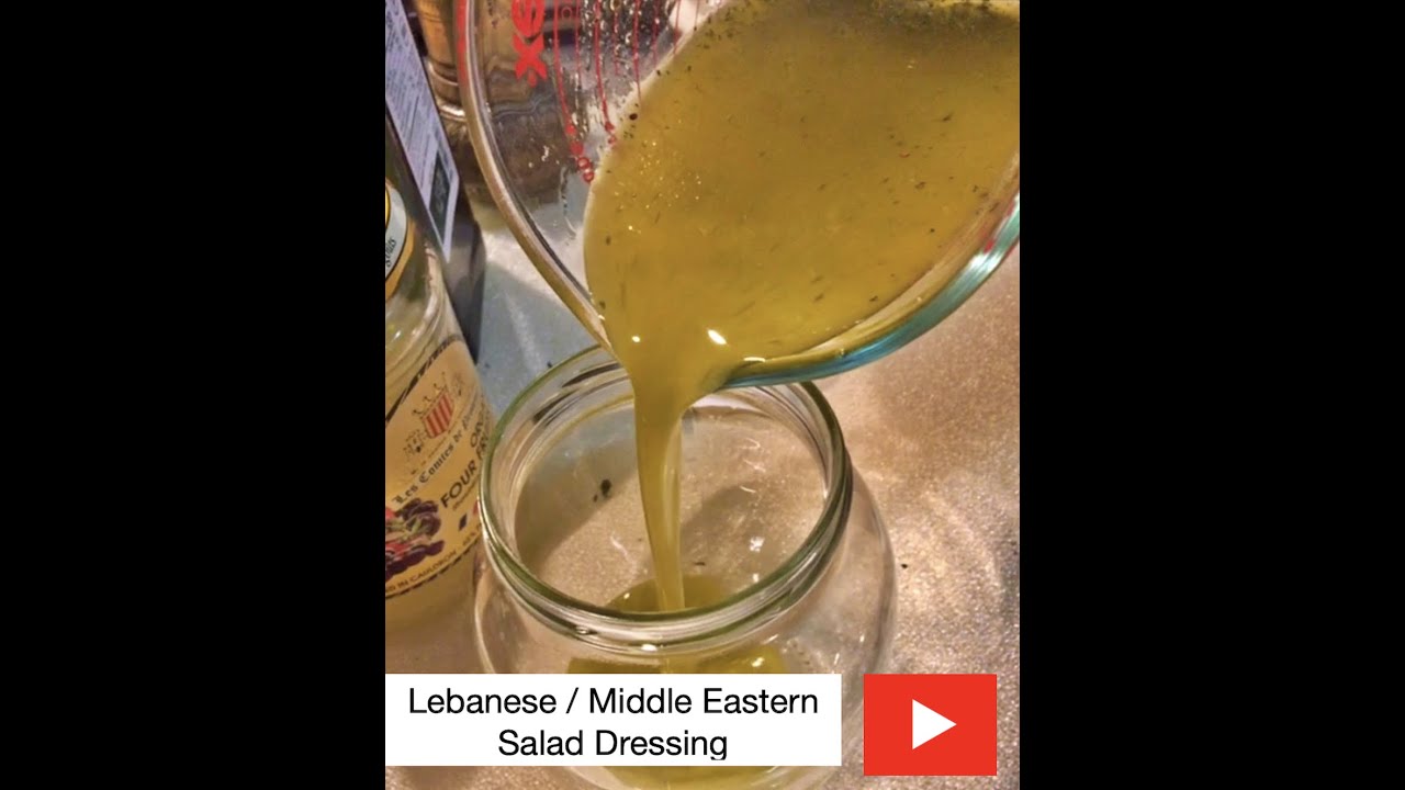 Lebanese Middle Eastern Salad Dressing / Marinade ( #Mint, #Garlic, # ...