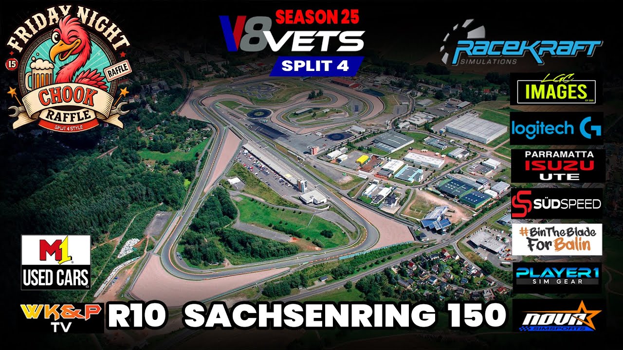 RaceKraft Simulations V8 Veterans // SPLIT 4 // S25 // RND 10 ...