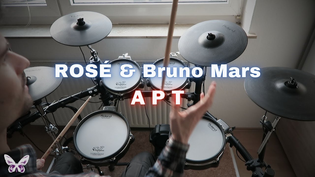 APT. - ROSÉ & Bruno Mars | Drum Cover | Roland V-Drums - YouTube
