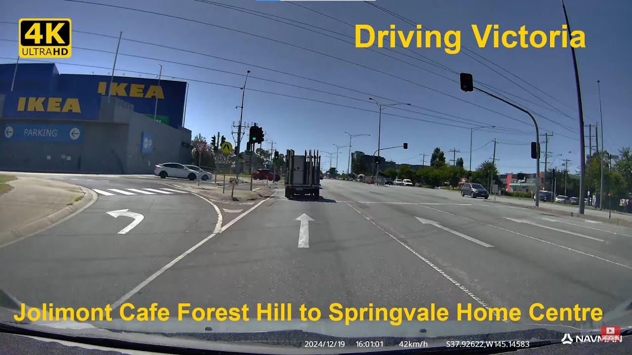 Driving Victoria Jolimont Cafe Forest Hill to Springvale Home Centre ...