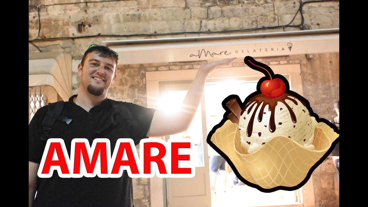Najbolji sladoled u Splitu 7.dio *aMARE* -The best ice cream in Split ...