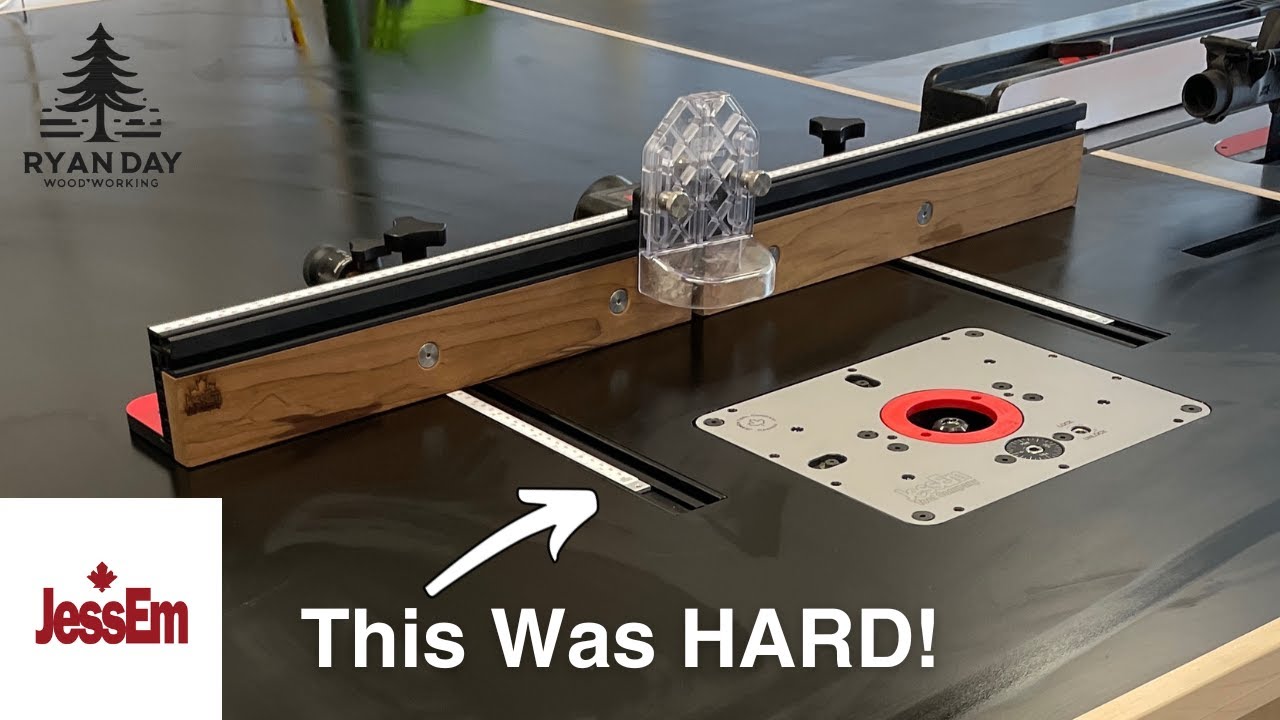 Installing a JessEm Fence and Router Lift In My Outfeed Table - YouTube