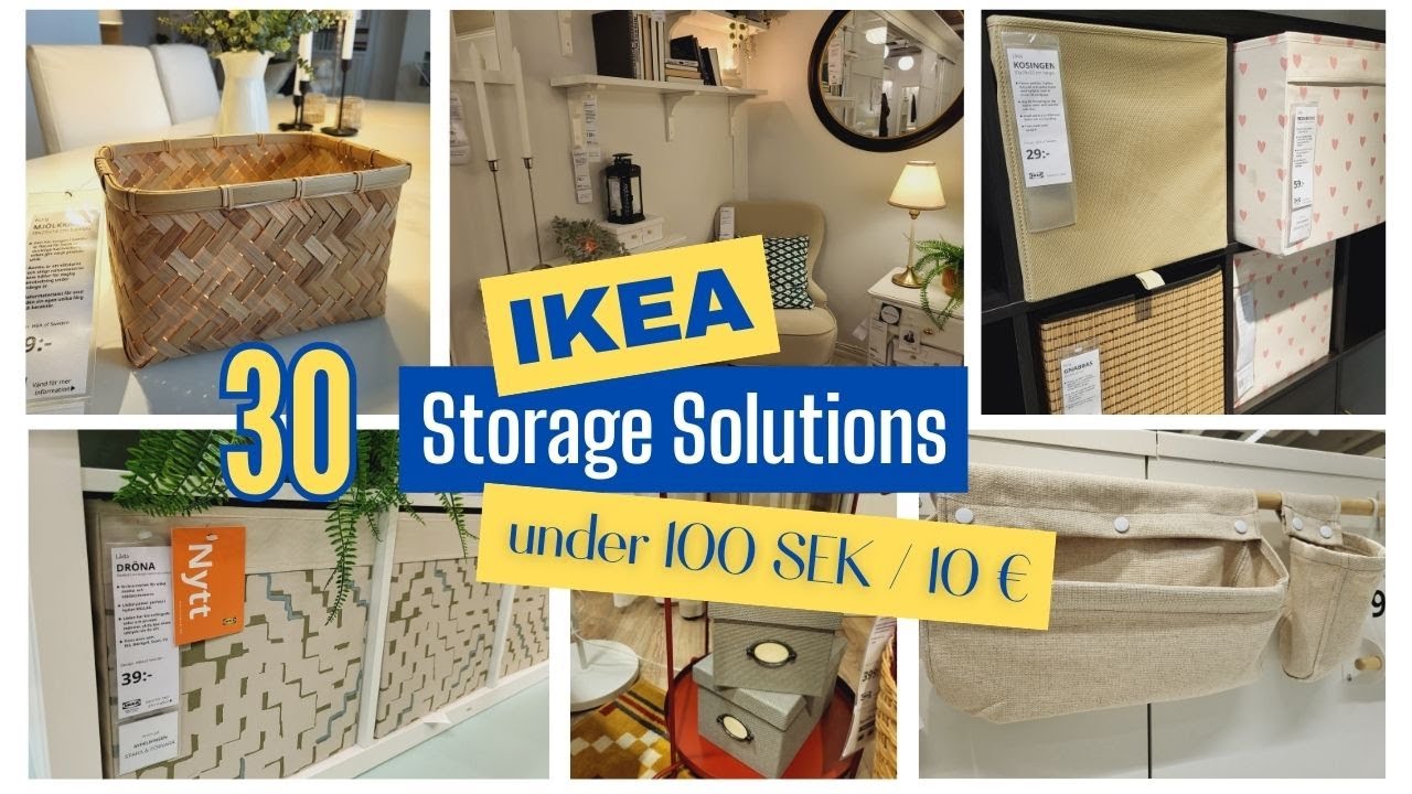 30 Stylish & Affordable IKEA Storage Solutions Under 100 SEK / 10 EUR ...