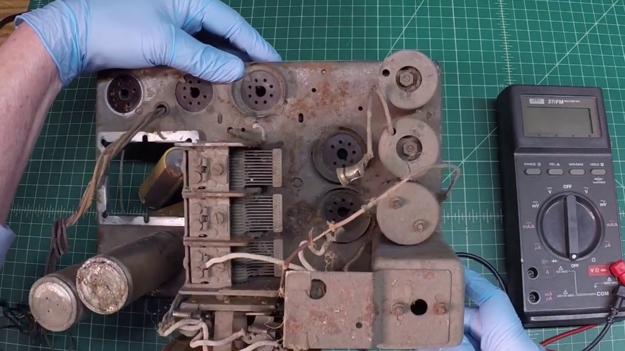 Zenith 5-S-29: IF Transformer Testing - YouTube