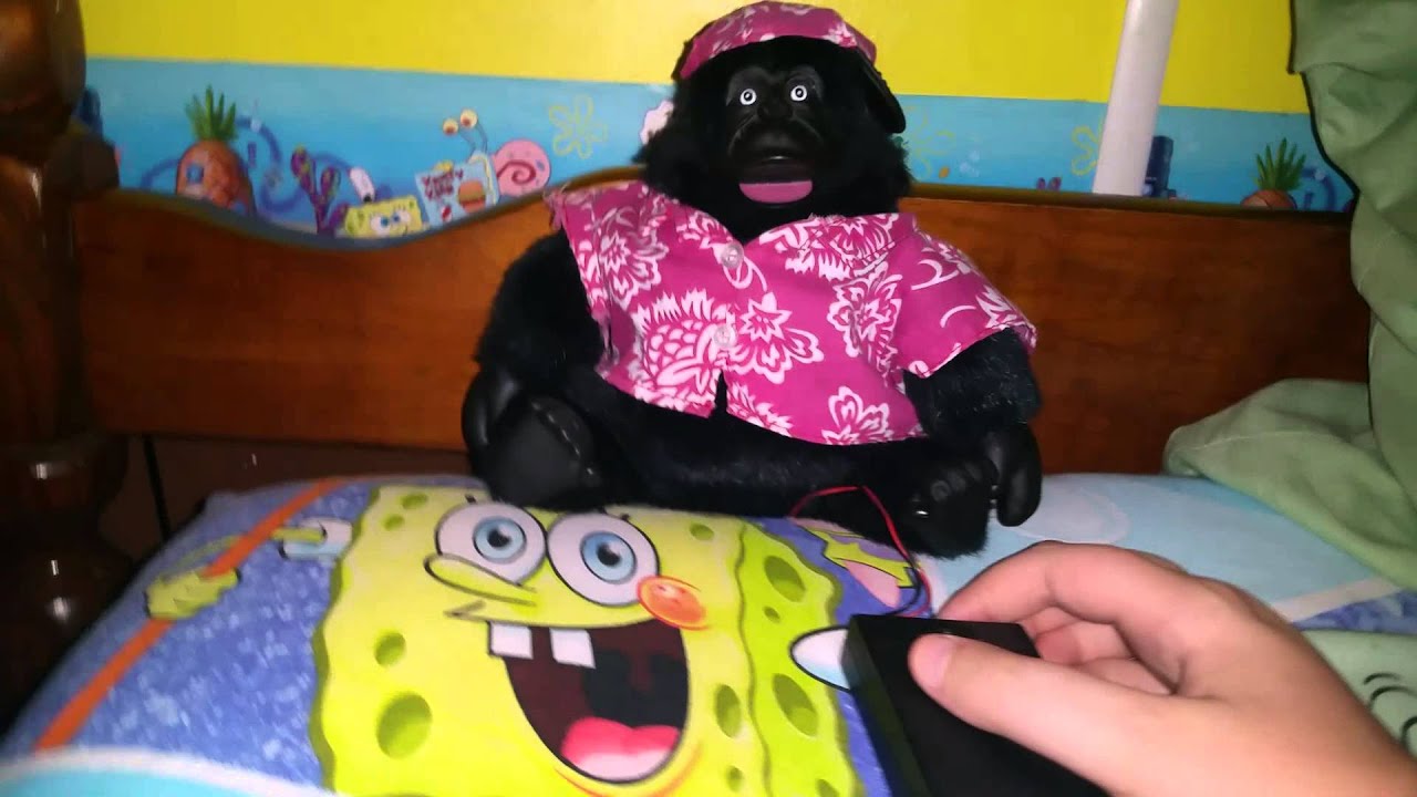 Gemmy animated Harry D. Ape (red shirt version) - YouTube