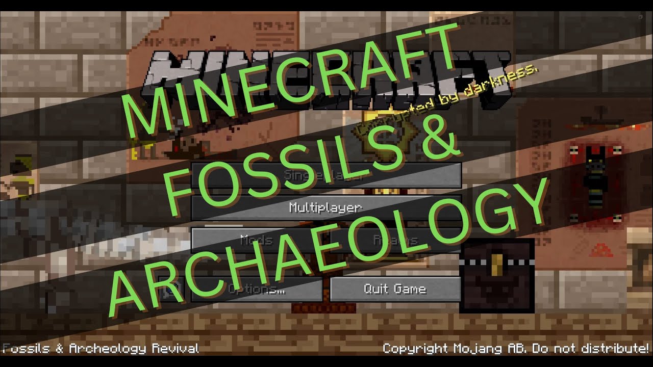 Minecraft Fossils and Archaeology Episode 3: Building a House - YouTube