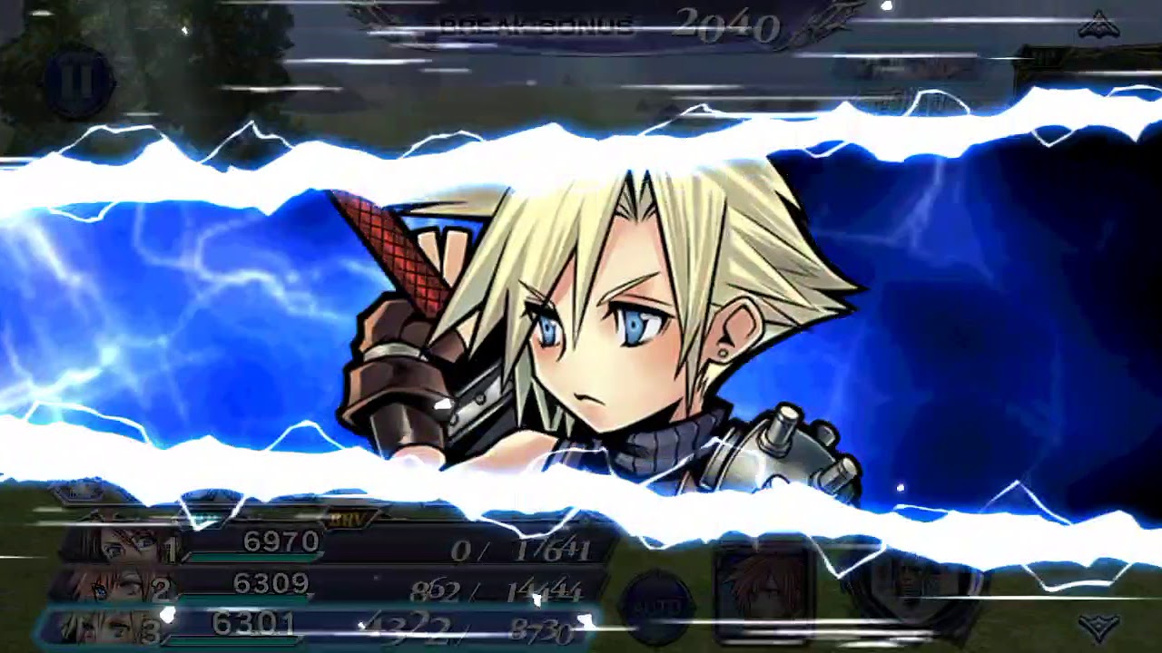 [DFFOO JP] Cloud Burst / Omnislash v.5 demonstration - YouTube