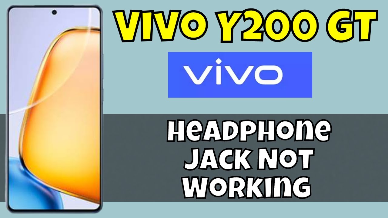 Headphone Jack Not Working Vivo Y200 GT || How to solve headphone jack ...