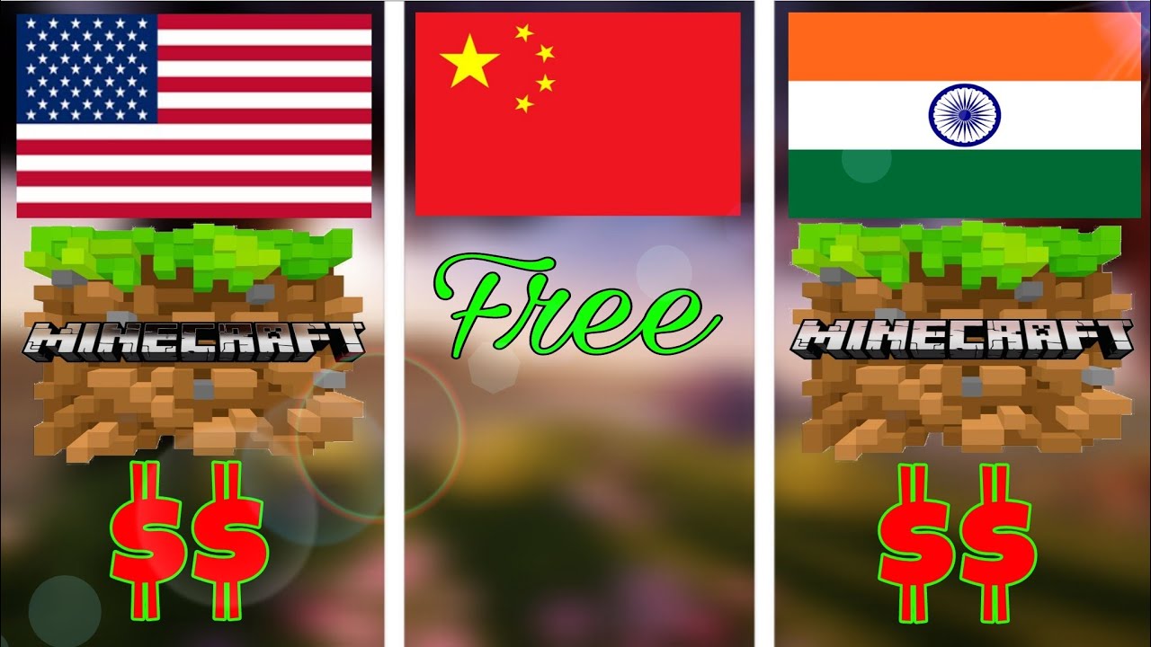 Minecraft but, prices in different countries! Top 30 Country Prices ...