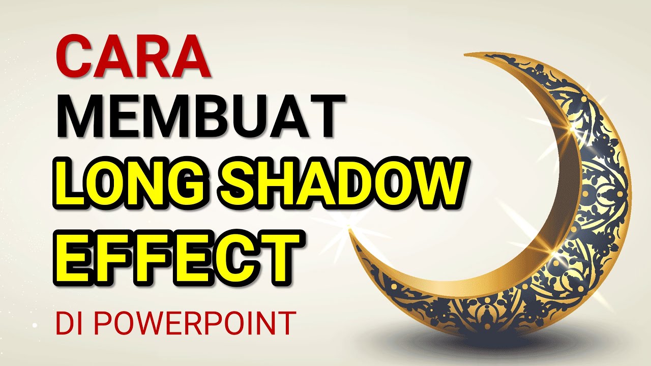 CARA MEMBUAT LONG SHADOW EFFECT PADA TEXT ATAU TULISAN DENGAN ...