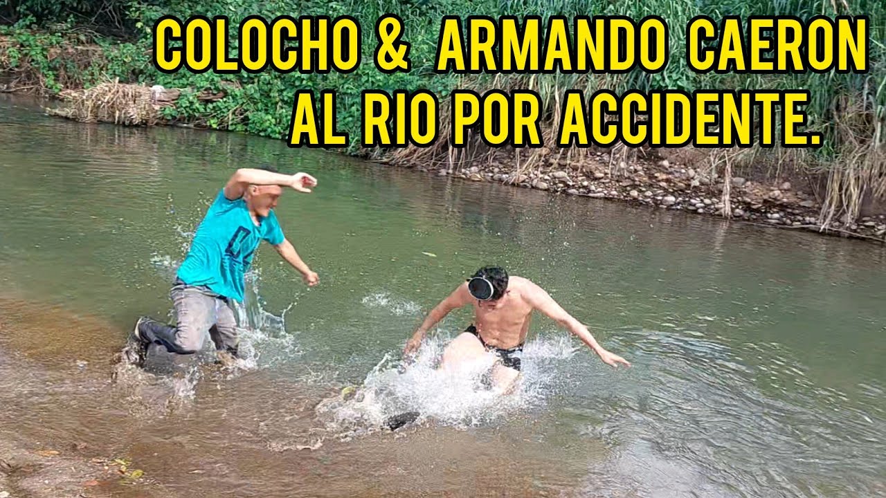 Padre Santo Armando & Colocho😱Caer0n al rio por accidente💣🤯Armando se ...