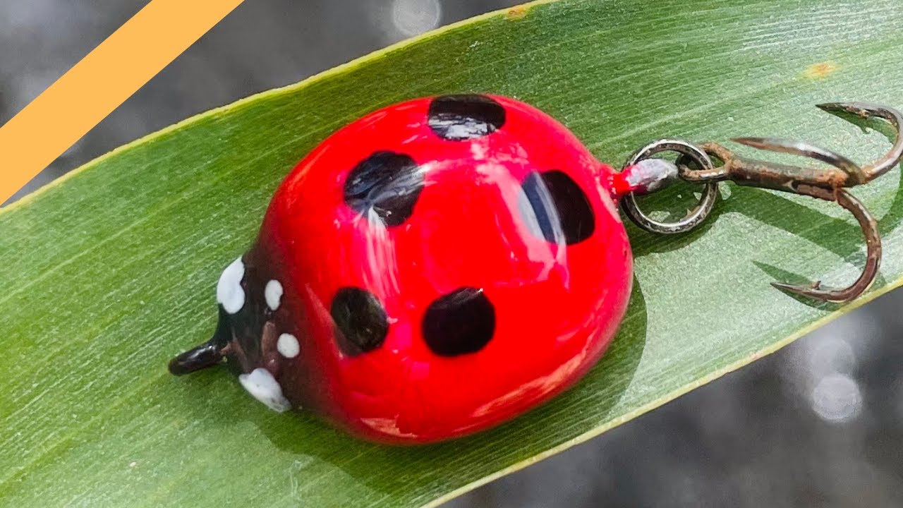 Making a Lady Bird Lure - YouTube