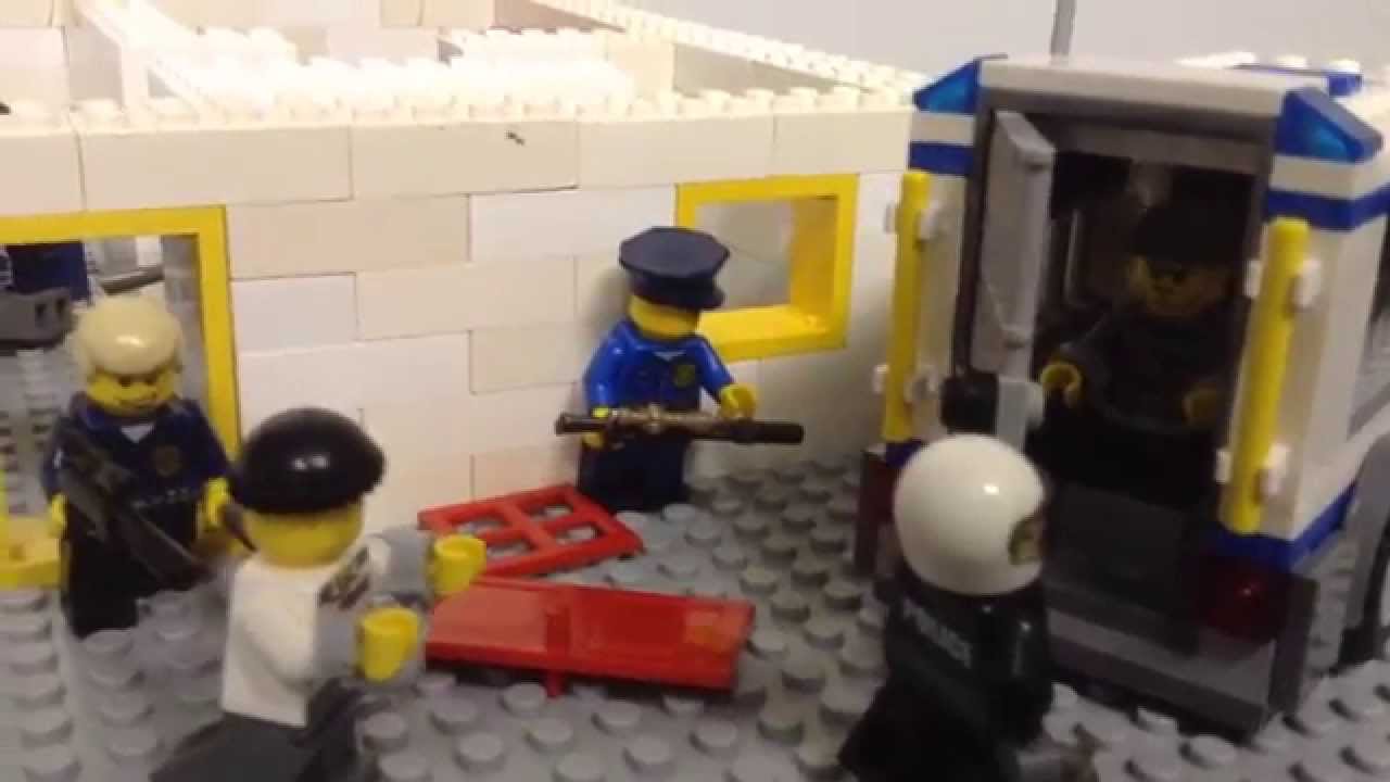 lego police raid moc - YouTube