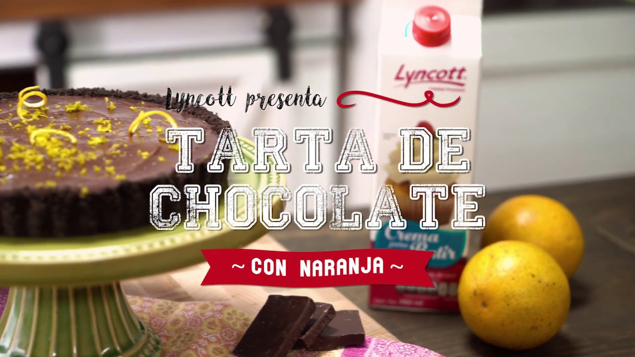 Tarta de Chocolate con Naranja Lyncott® - YouTube