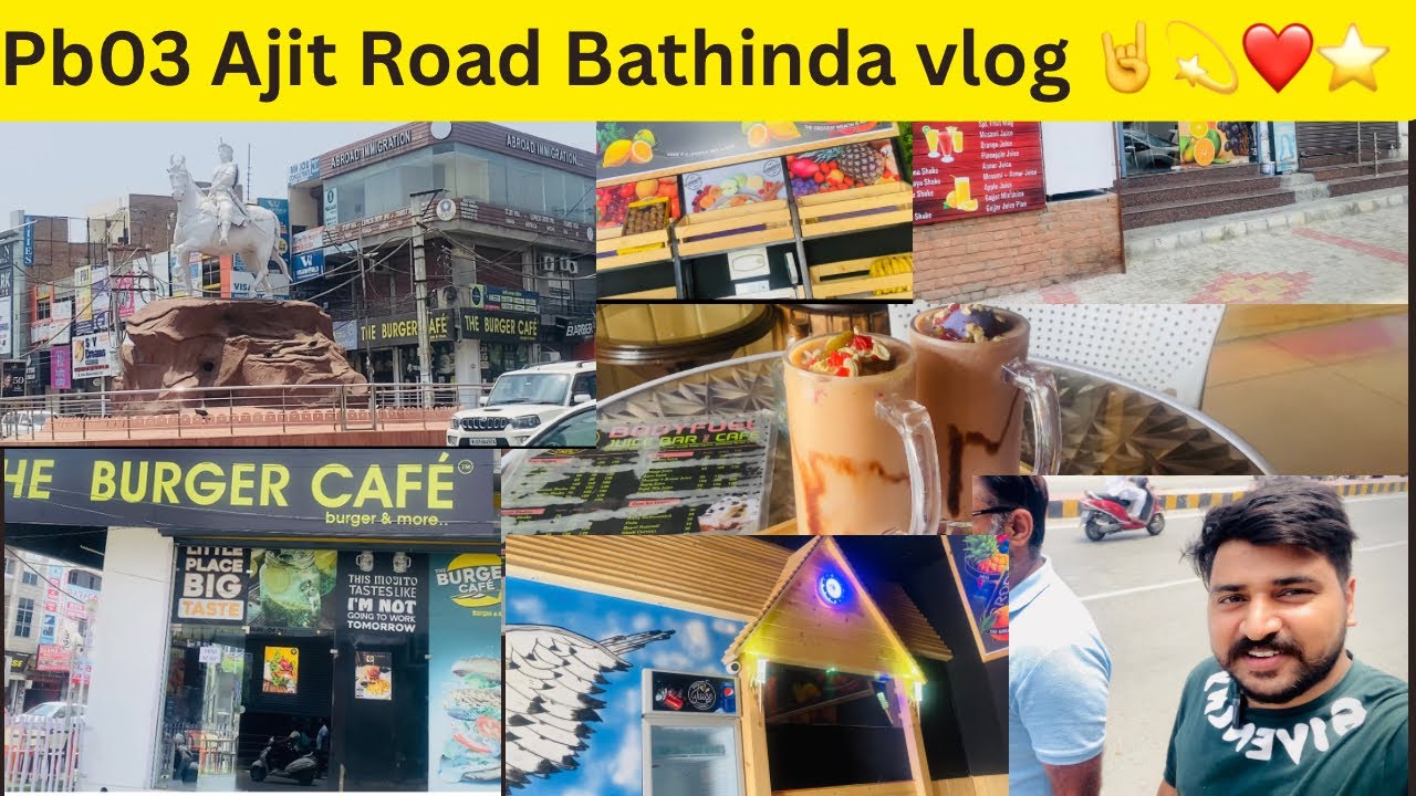 Ajit Road Bathinda pb03 vlog ️🤘💫 - YouTube
