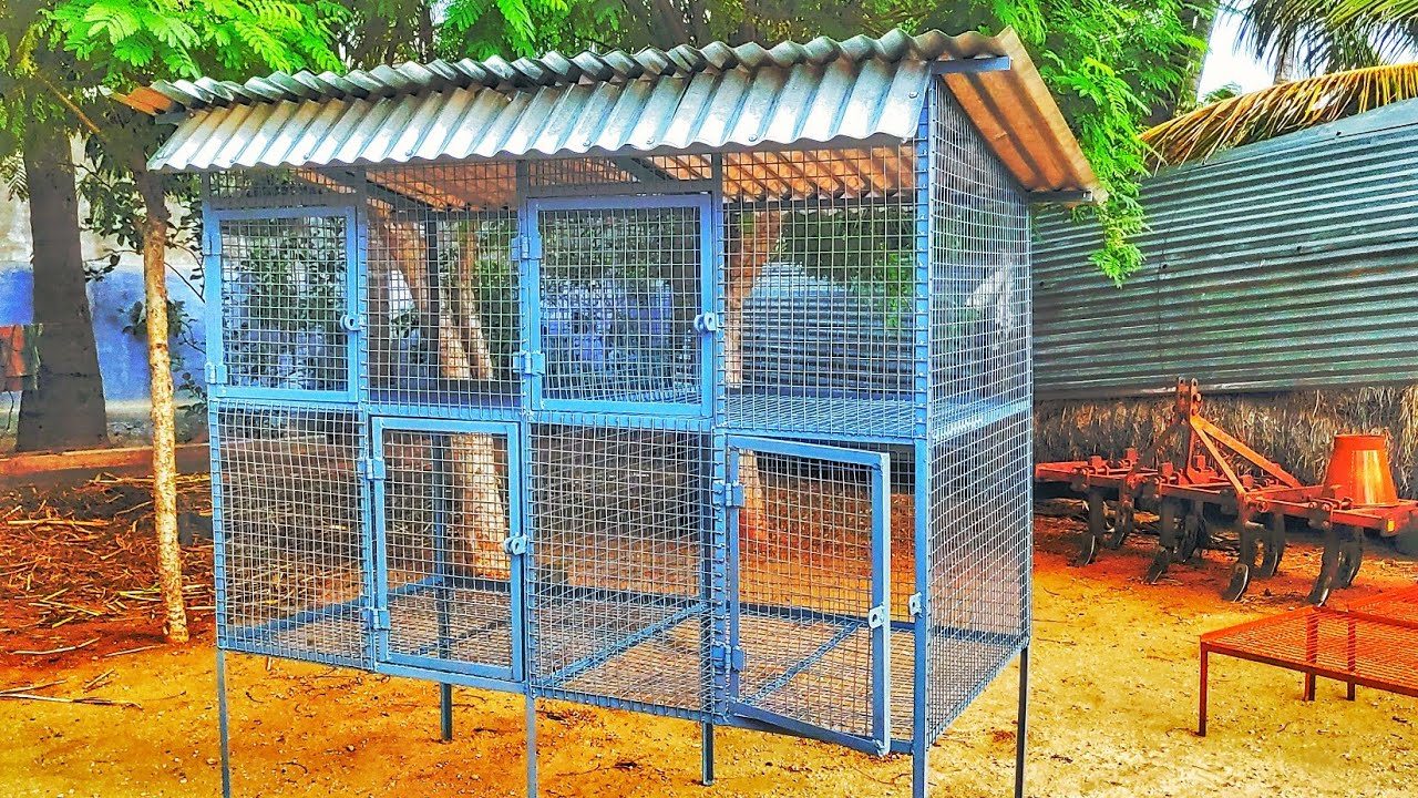 How to make hen cage | கோழி கூண்டு | making chicken cage at RS : 14,000 ...