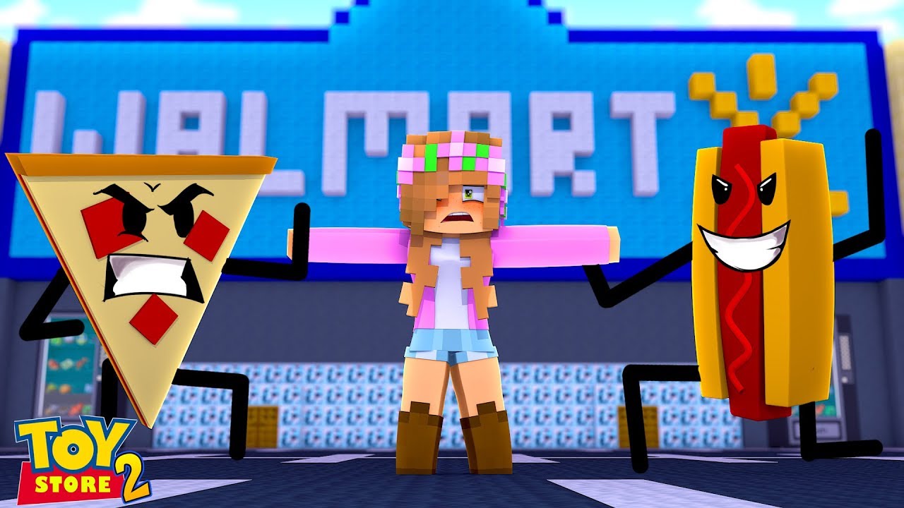 TOYSTORE SEASON 2 | MOVING TO A FOOD STORE! | Minecraft Little Kelly ...