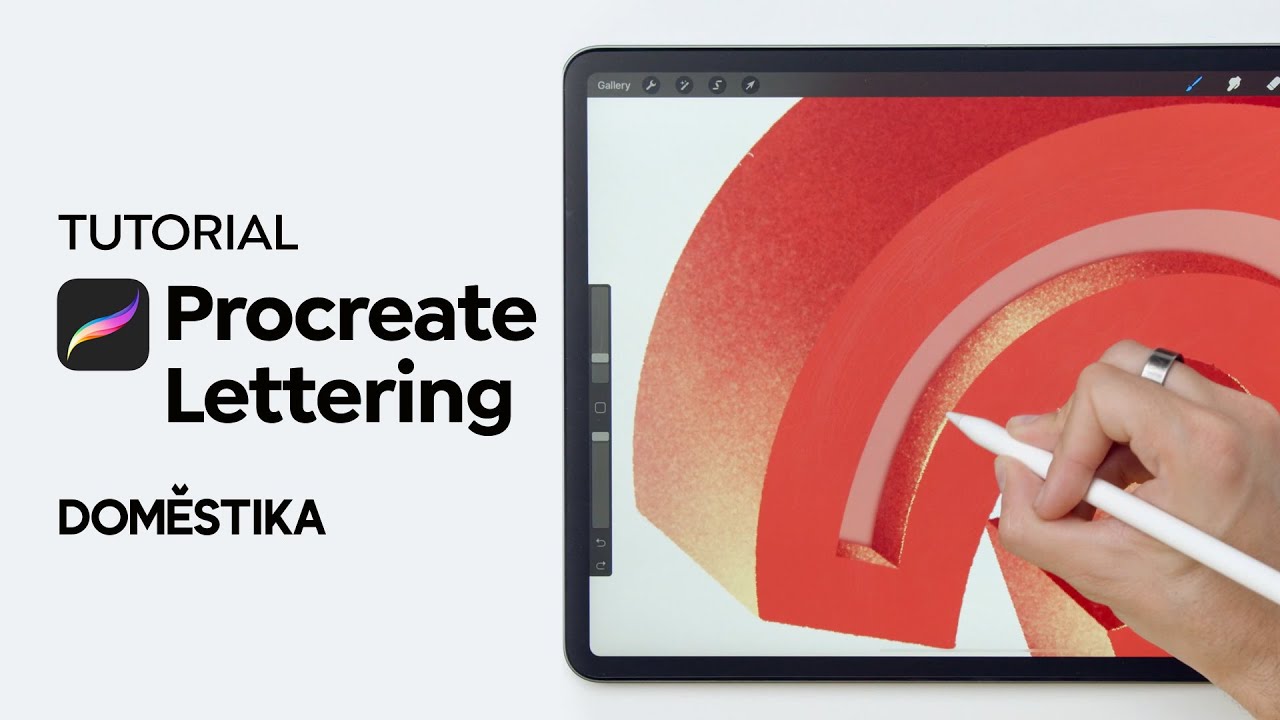 TUTORIAL Procreate | Cómo crear texturas y pinceles para lettering ...