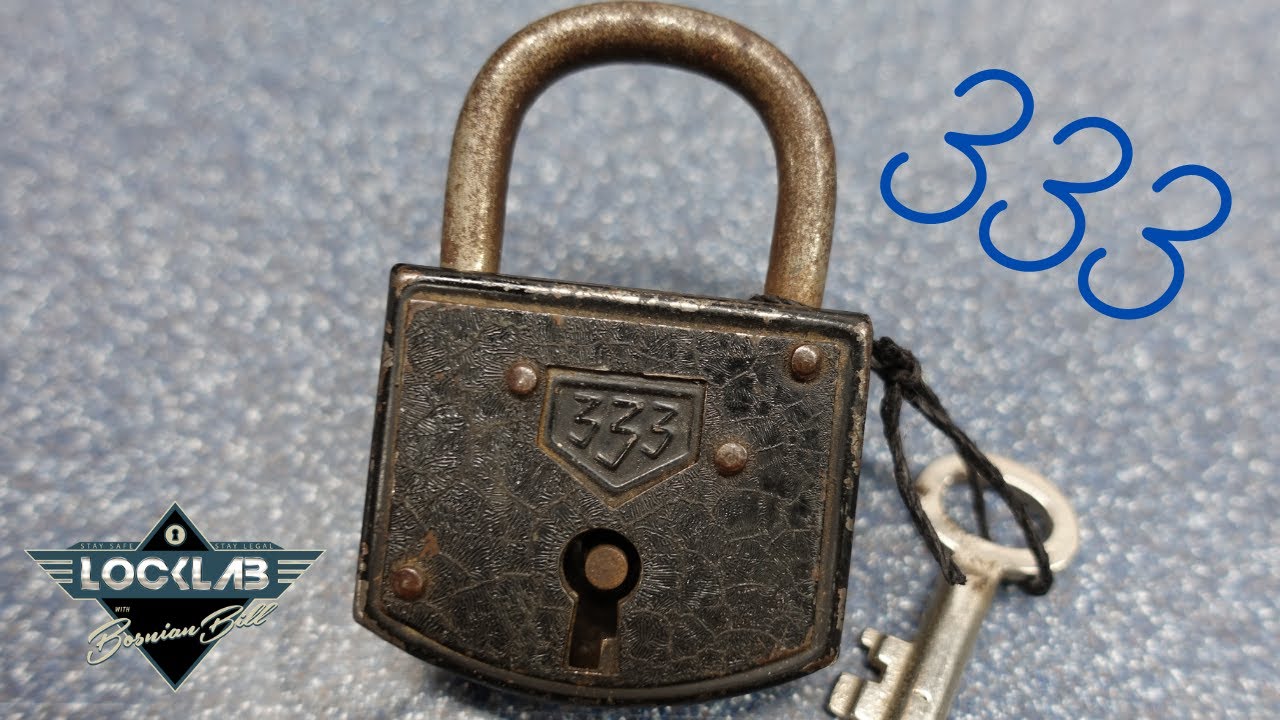 (1811) 333 Lever Padlock - YouTube