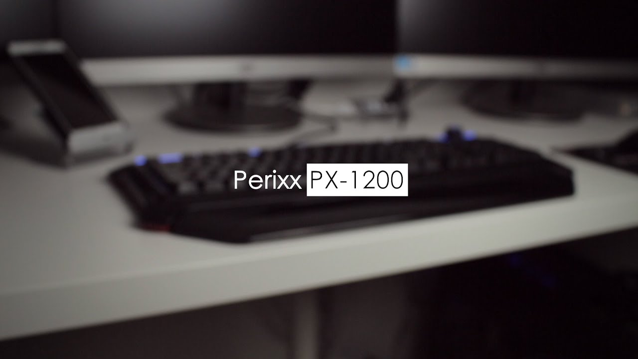 Perixx PX-1200 Illuminated Gaming Keyboard | Review - YouTube
