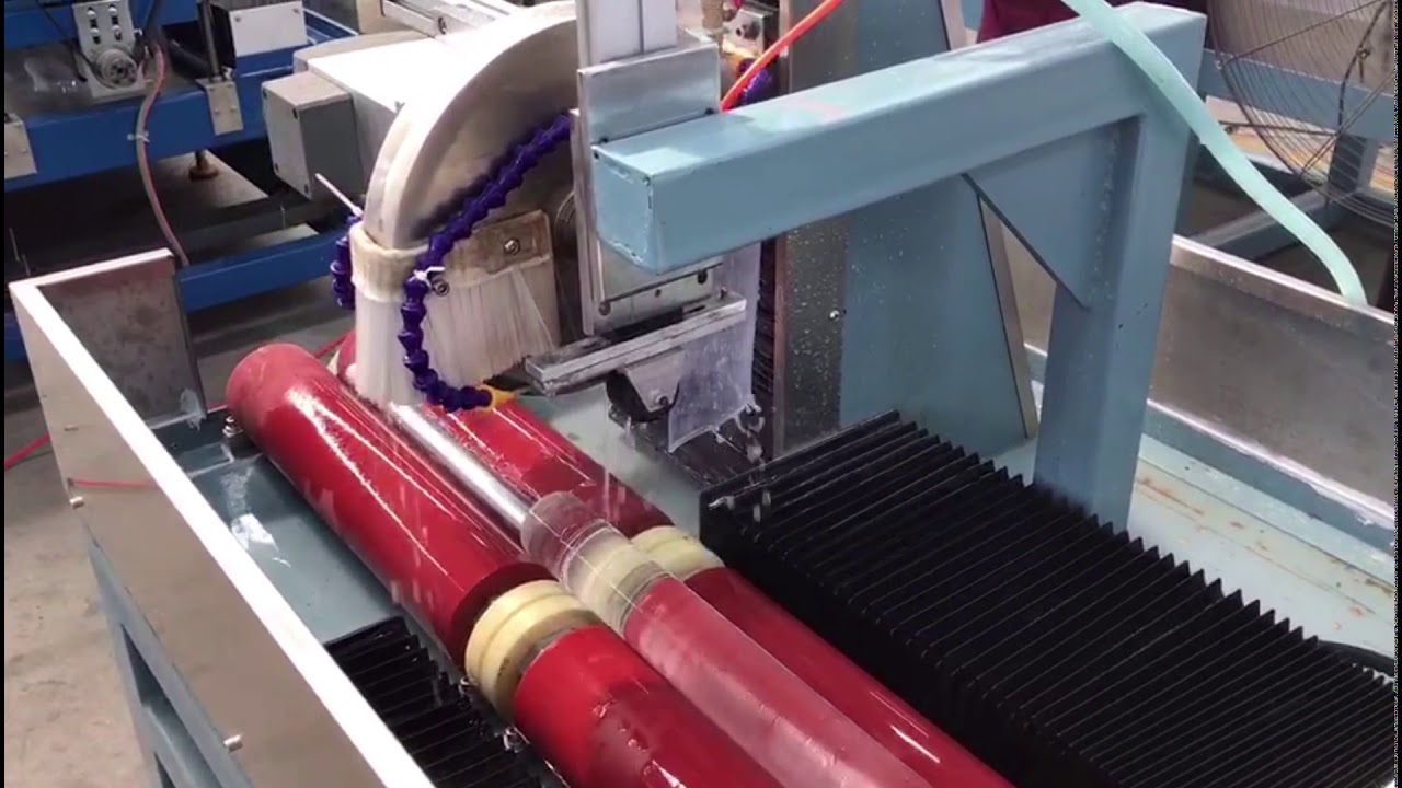 Glass Rod cutting machine - YouTube