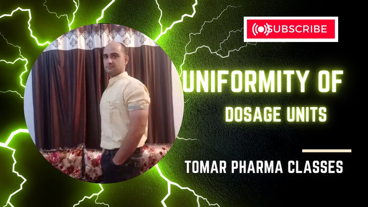 Uniformity of Dosage Units ( Content Uniformity) - YouTube