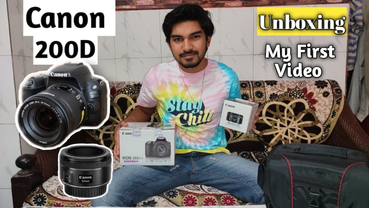 Canon EOS 200D Mark ii Unboxing, Camera Overview and Features, Lenses I ...