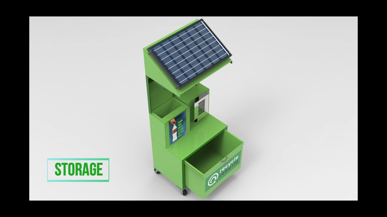 Green Vending Machine SolidWorks Modeling (Assembly and Its Perspective ...