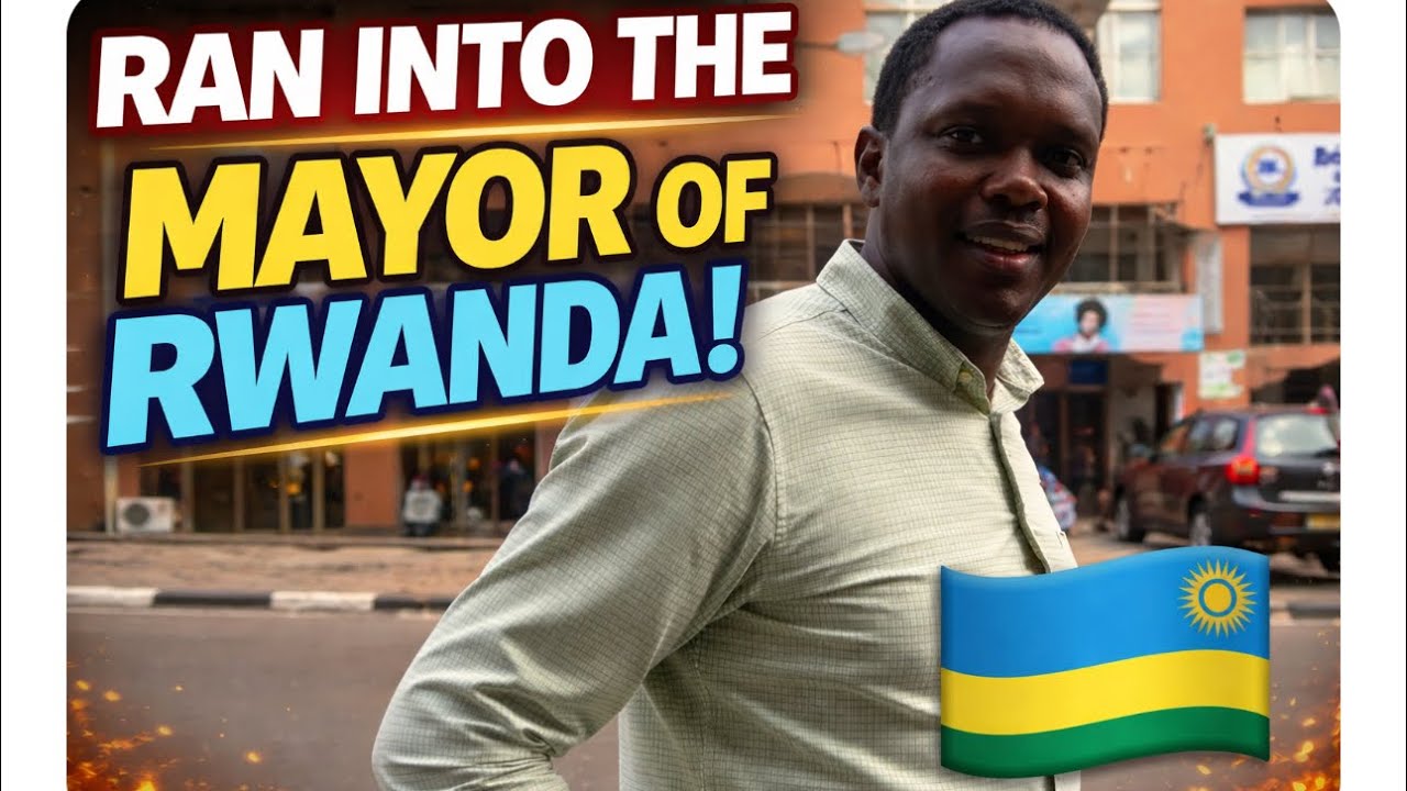 Ran into the Mayor of Rwanda 🇷🇼 Kigali #vlog #travel #africa 🤗 - YouTube