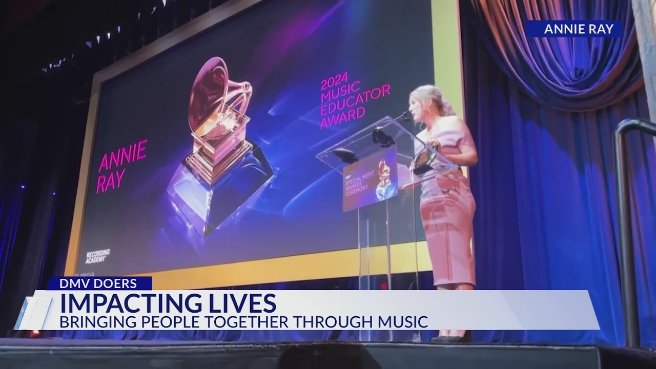 Grammy award winning teacher brings people together through music - YouTube