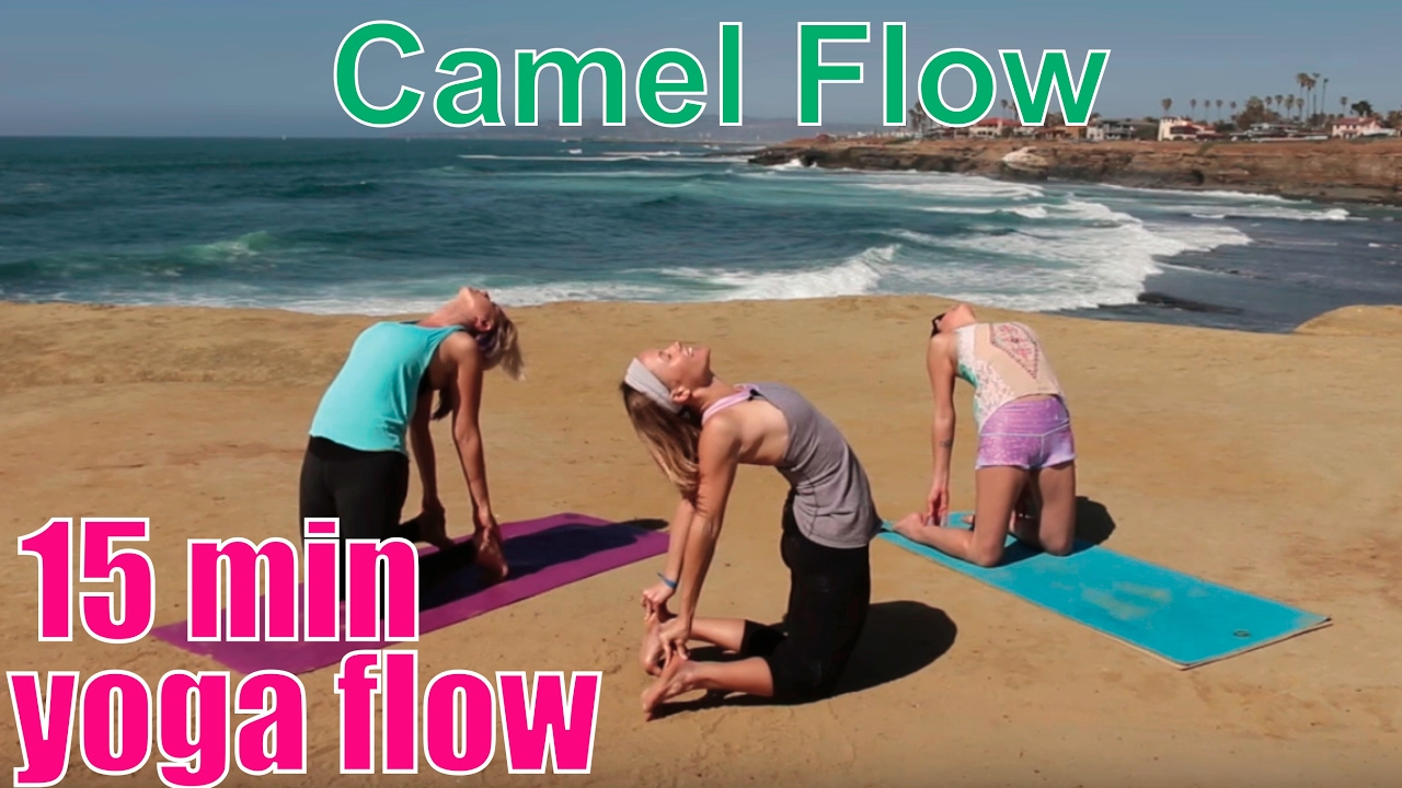 15 Minute Yoga Class - Camel Flow - YouTube