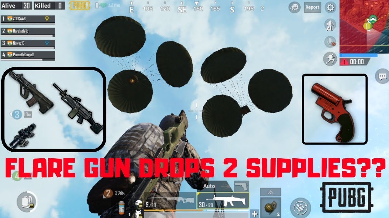 2 Drop Supplies for One Flare Shot | 3 Drops in Pick up area - YouTube