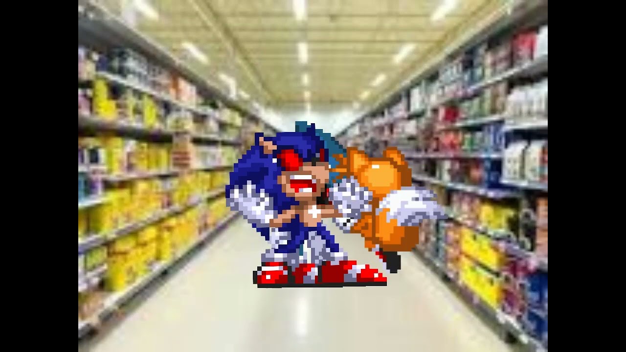 Sonic Exe tries to kill Tails - YouTube