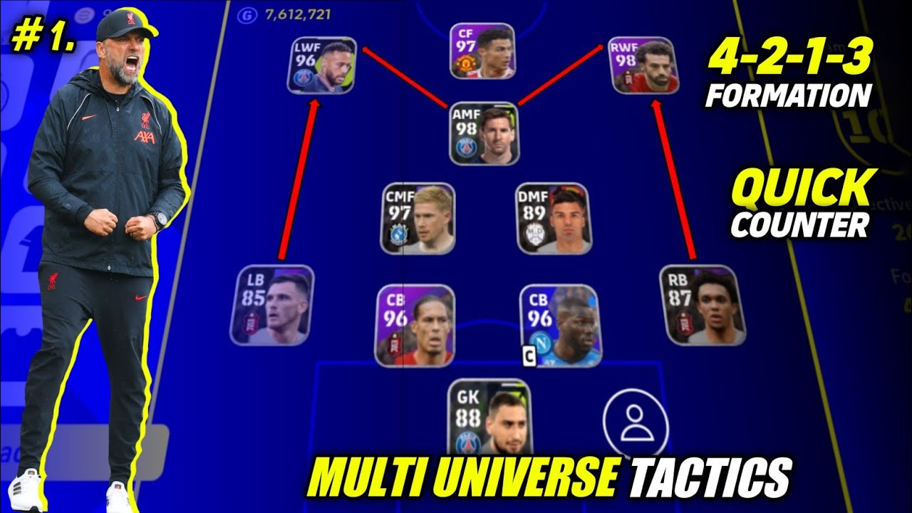 That's Why This Formation Has Become My All-time Favorite 😍🔥 ( 4-2-1-3 ...