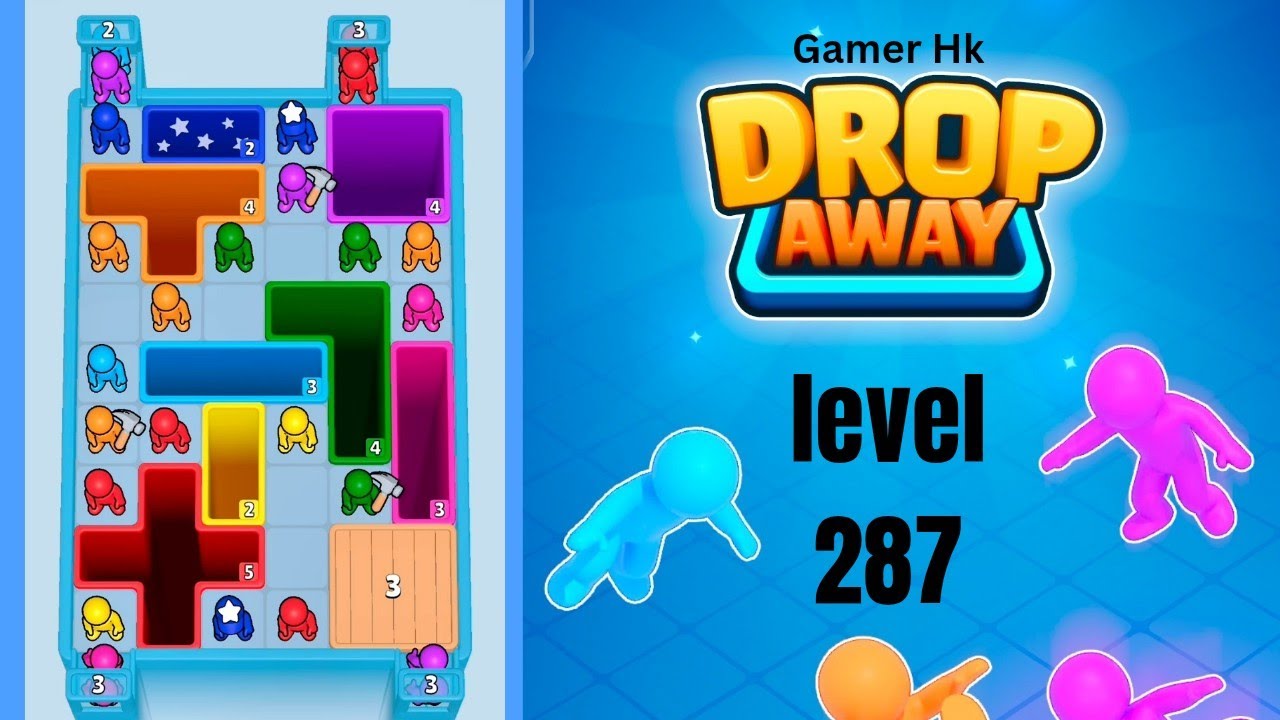 Drop Away level 287 Walkthrough Solution - YouTube