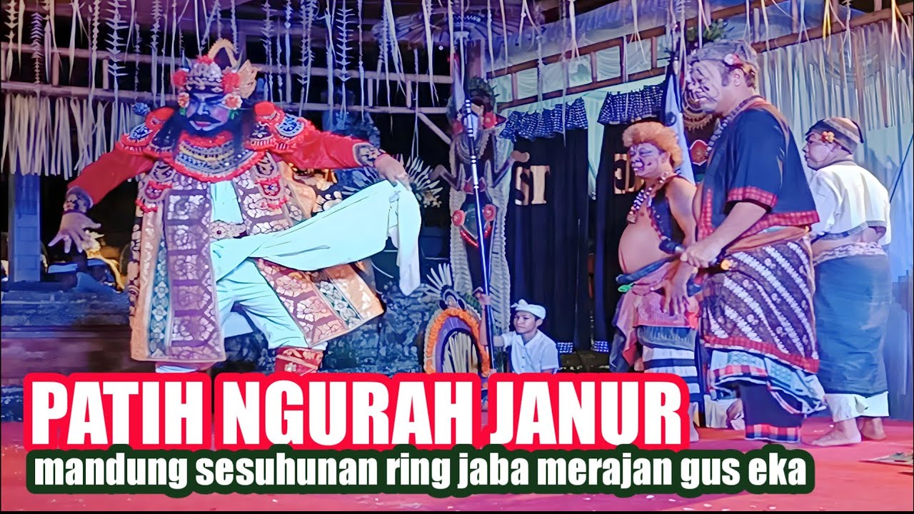 PATIH NGURAH JANUR I mandung sesuhunan ring jabe merajan gus eka - YouTube