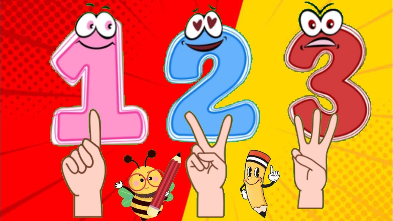 1 to 10 Counting | 123 Numbers counting | 12345 counting | counting ...