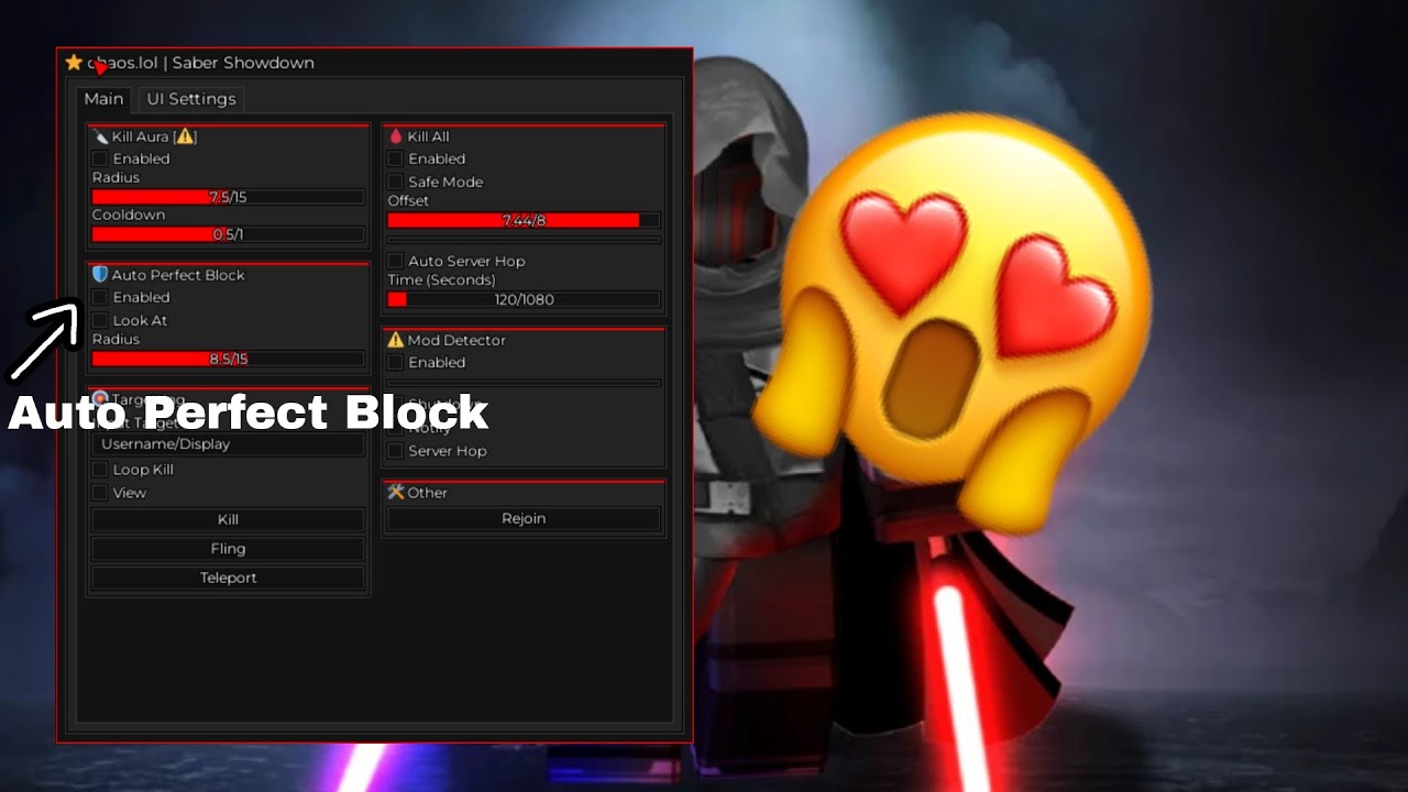 New Saber Showdown script • | Auto Perfect Block 😱💥 | Kill Aura | LoopKill | Kill All 🔥 - YouTube