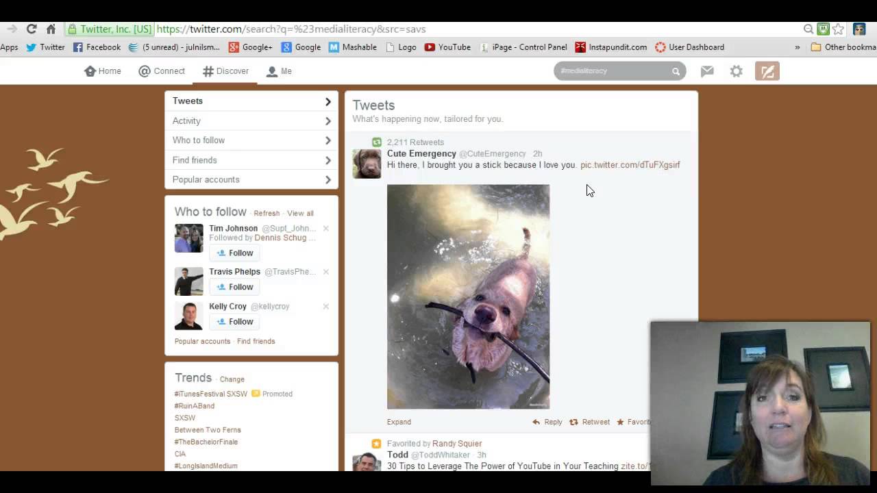 Twitter tutorial for beginners - esp Teachers - YouTube