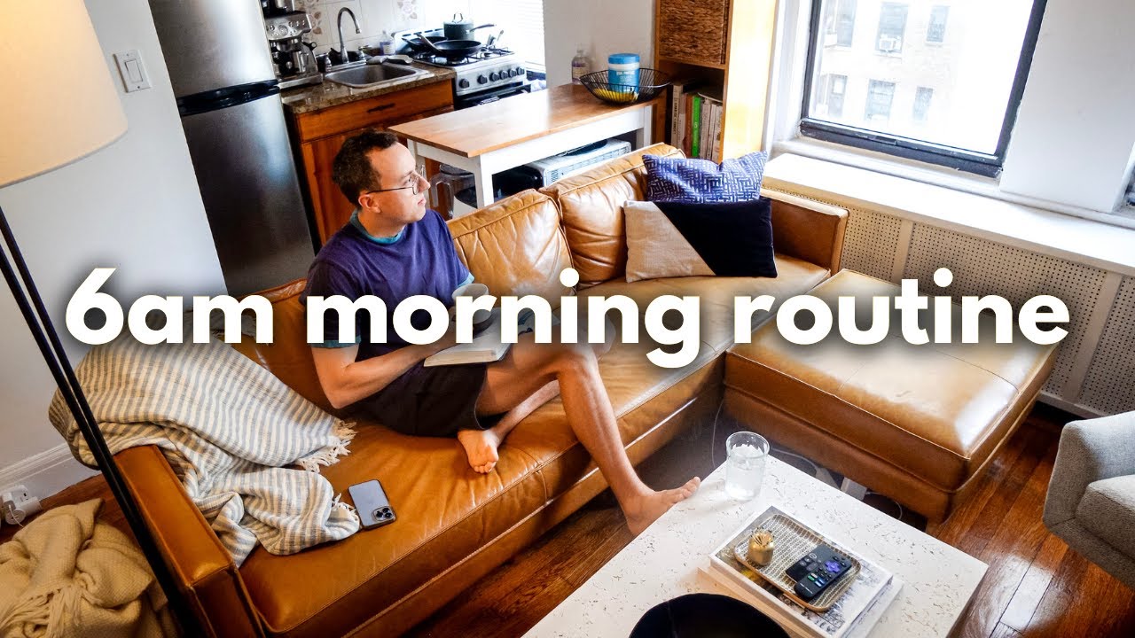 6am morning routine | peaceful & productive - YouTube