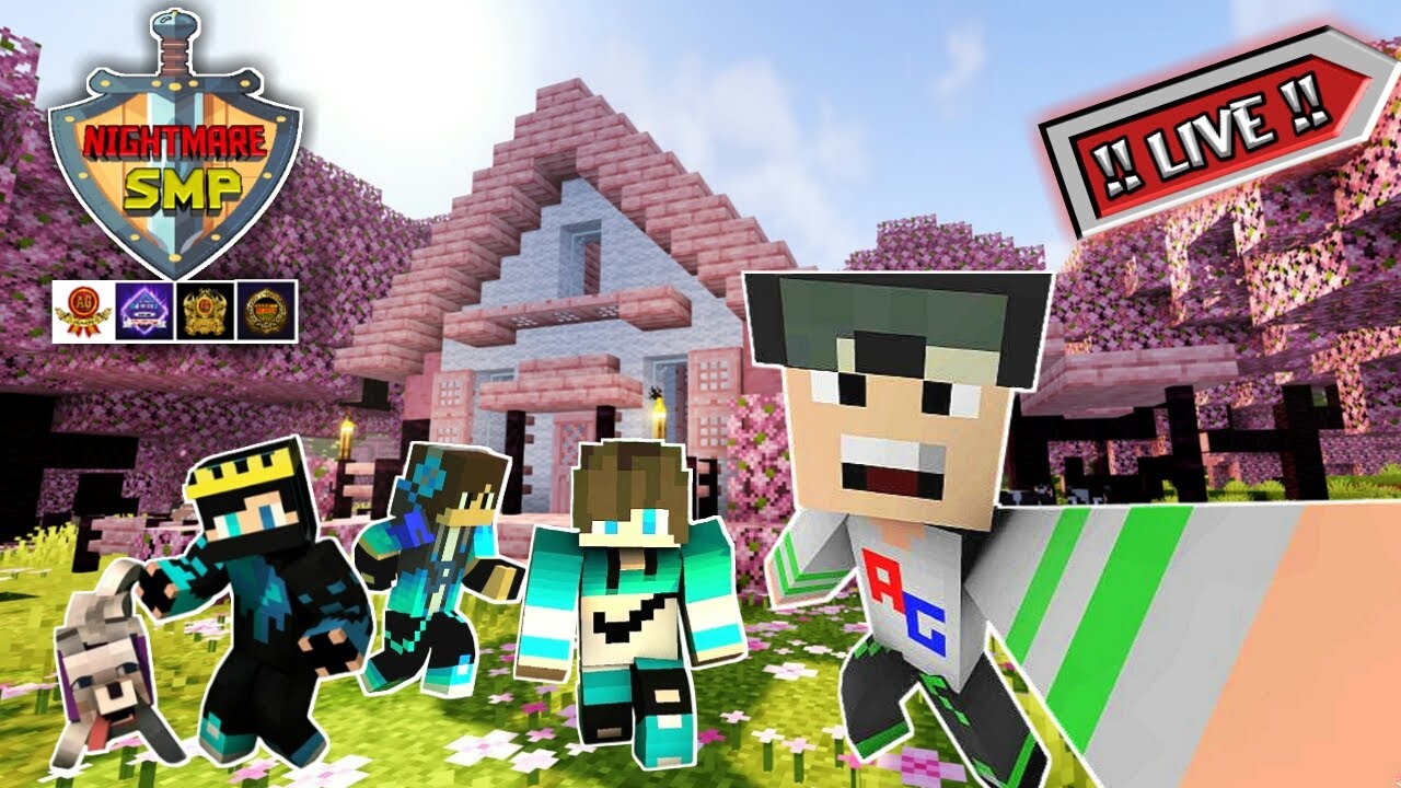 Minecraft NIGHTMARE SMP Live | Aditya Gamerz 777 - YouTube