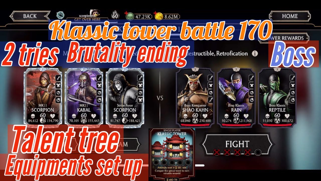 Klassic tower battle 170 boss 2 tries - YouTube